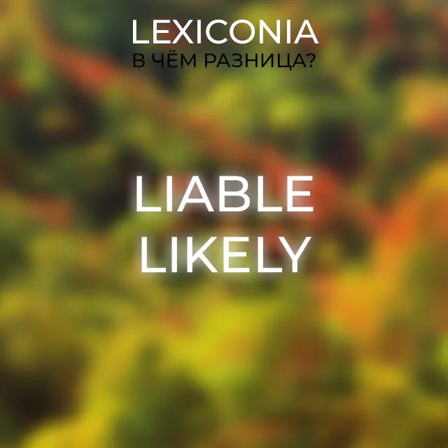 Liable и Likely: сходства и различия в английском языке