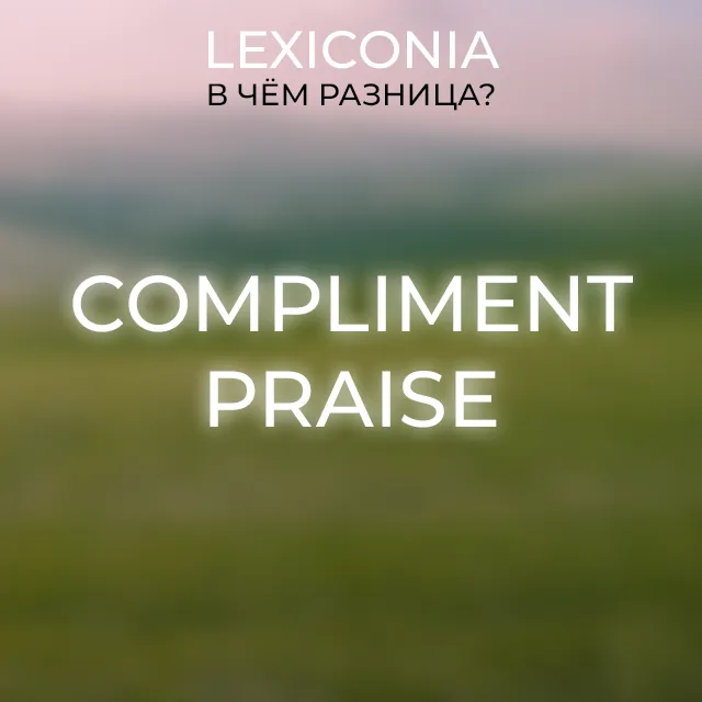 Compliment и Praise: различия в выражении признания